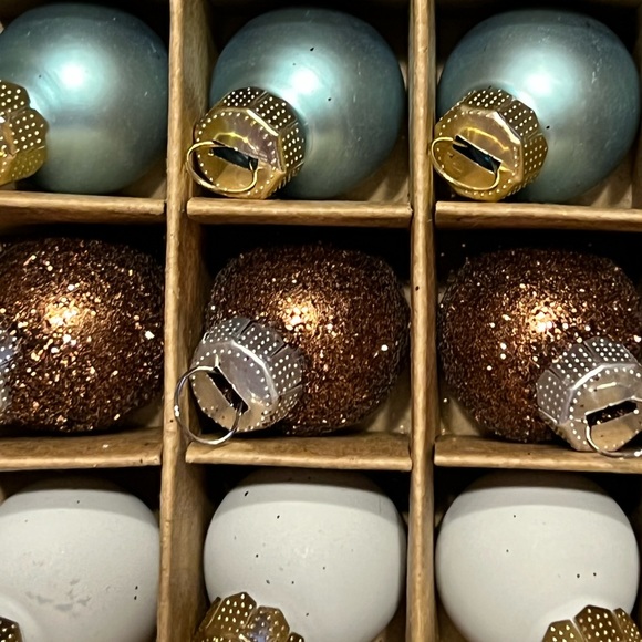 Jingles & Joy | Holiday | 0 Neutral Colors Mini Glass Balls Xmas ...